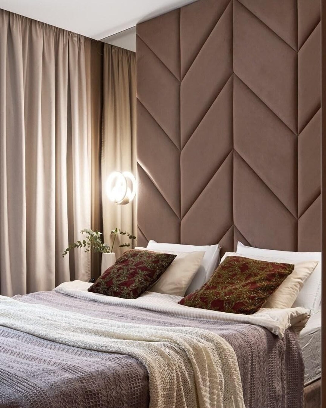 Upholstered Wall Panels, King/ Cal King Headboard, Queen/full/twin ...