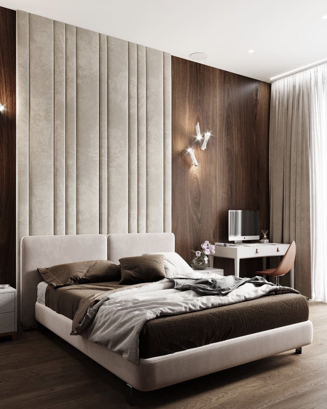 Upholstered Wall Panels, King/ Cal King Headboard, Queen/full/twin ...