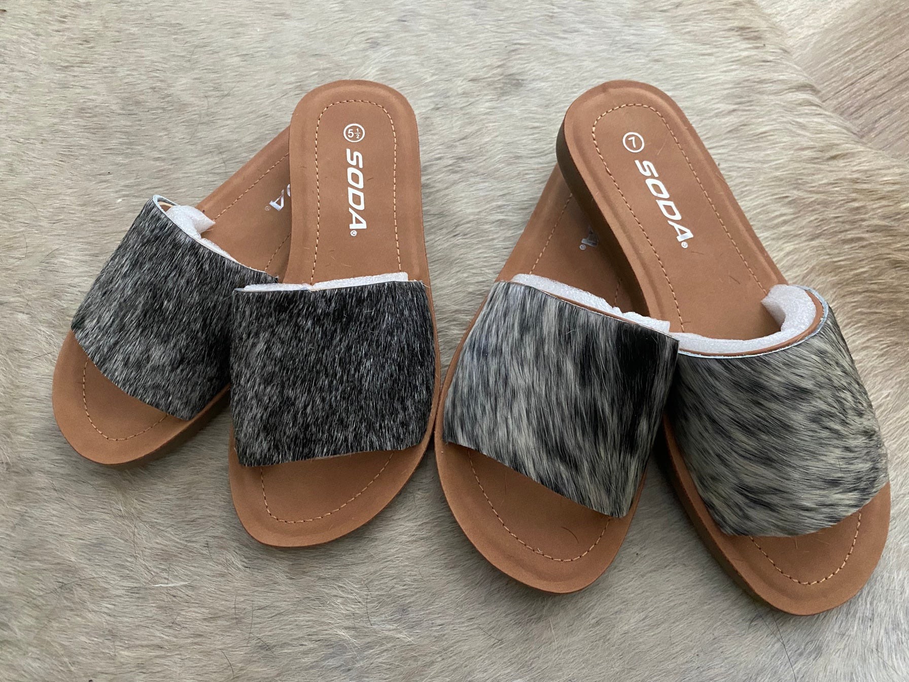 Genuine Cowhide Sandals - MADE TO ORDER - Etsy