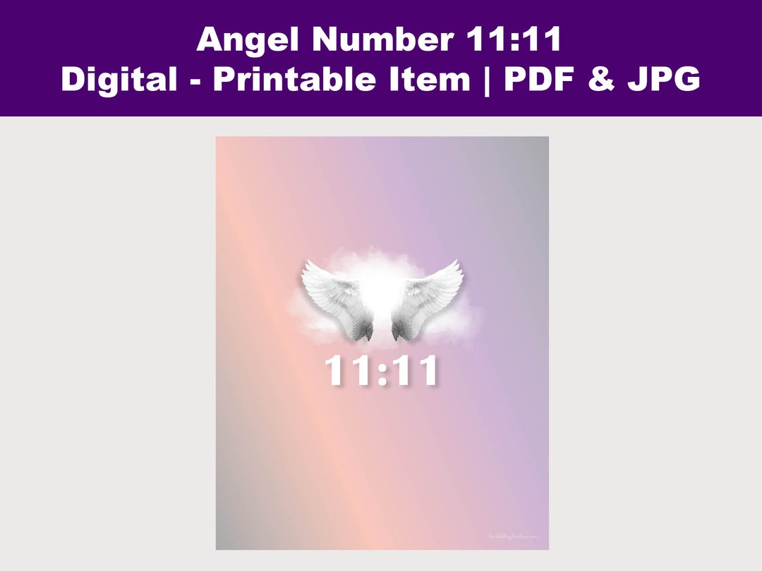 Angel Number 1111 | Angel Numbers | Angel Numbers Poster | Angel Art ...
