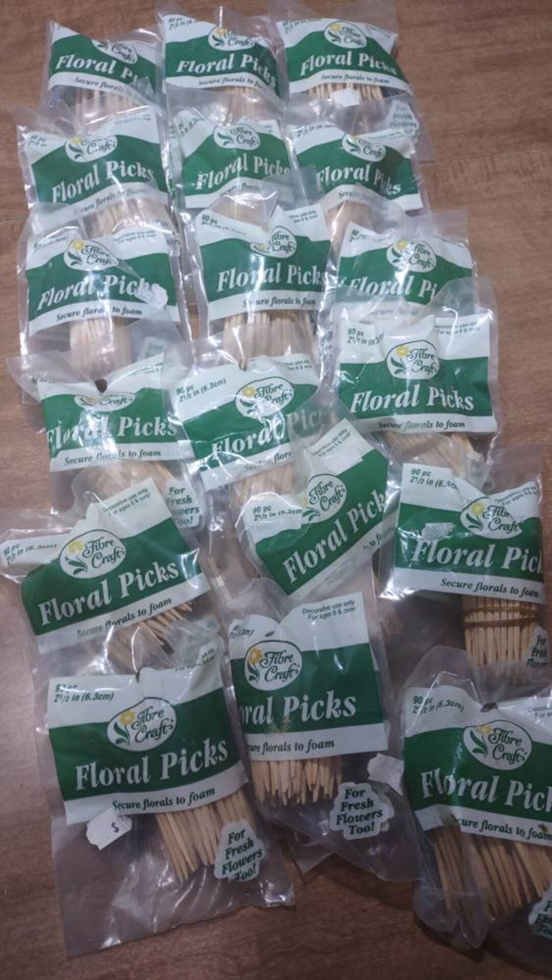 LOT of 18 Vintage Packages Fibre Craft 90 Ct. 2.5 Inch Floral Picks (1620 Picks Total) - Etsy