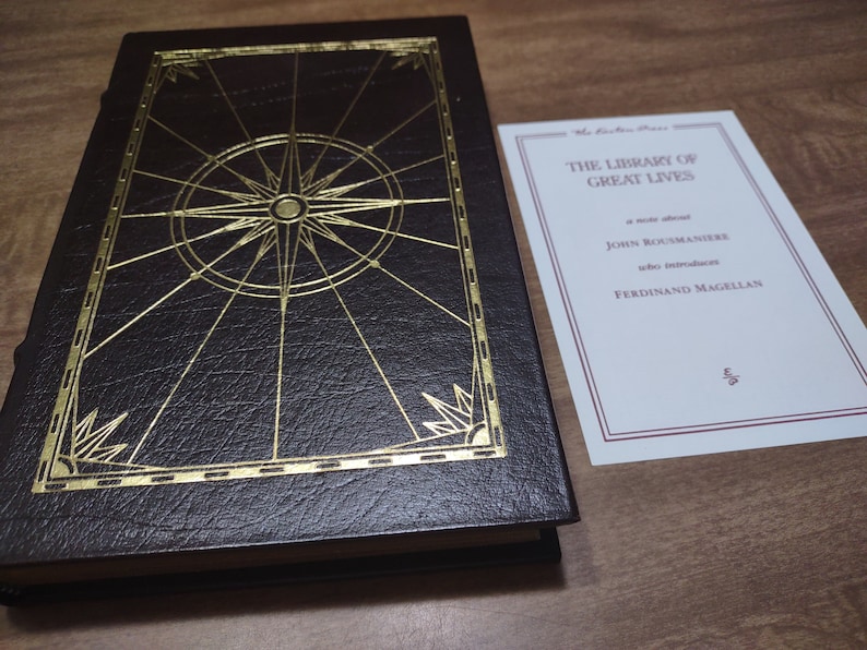 Easton Press Ferdinand Magellan Library of Great Lives 1990 by E.F. Benson Leather Bound - Etsy