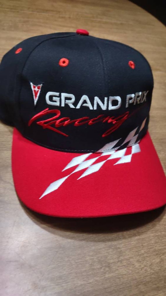 Vintage Pontiac Grand Prix Racing Cap Hat NEW WITH TAG - Gem