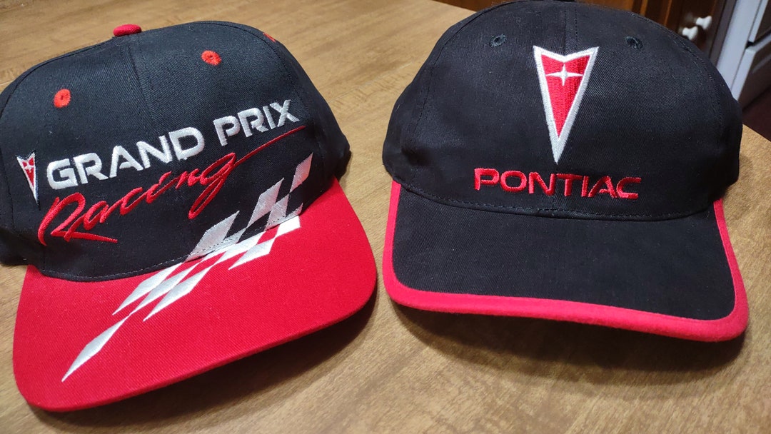 LOT OF 2 Vintage Pontiac & Grand Prix Racing Cap Hat NEW - Etsy