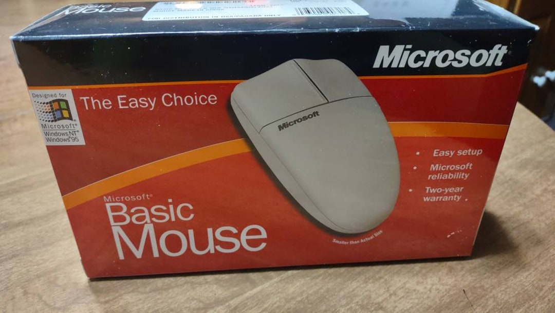 Microsoft Basic Mouse 1.0 Windows Designed for Windows NT & 95 - Etsy