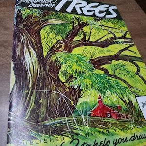 How to Draw Trees, More Trees, and Trees Shrubs Weeds 3 Book Lot by ...