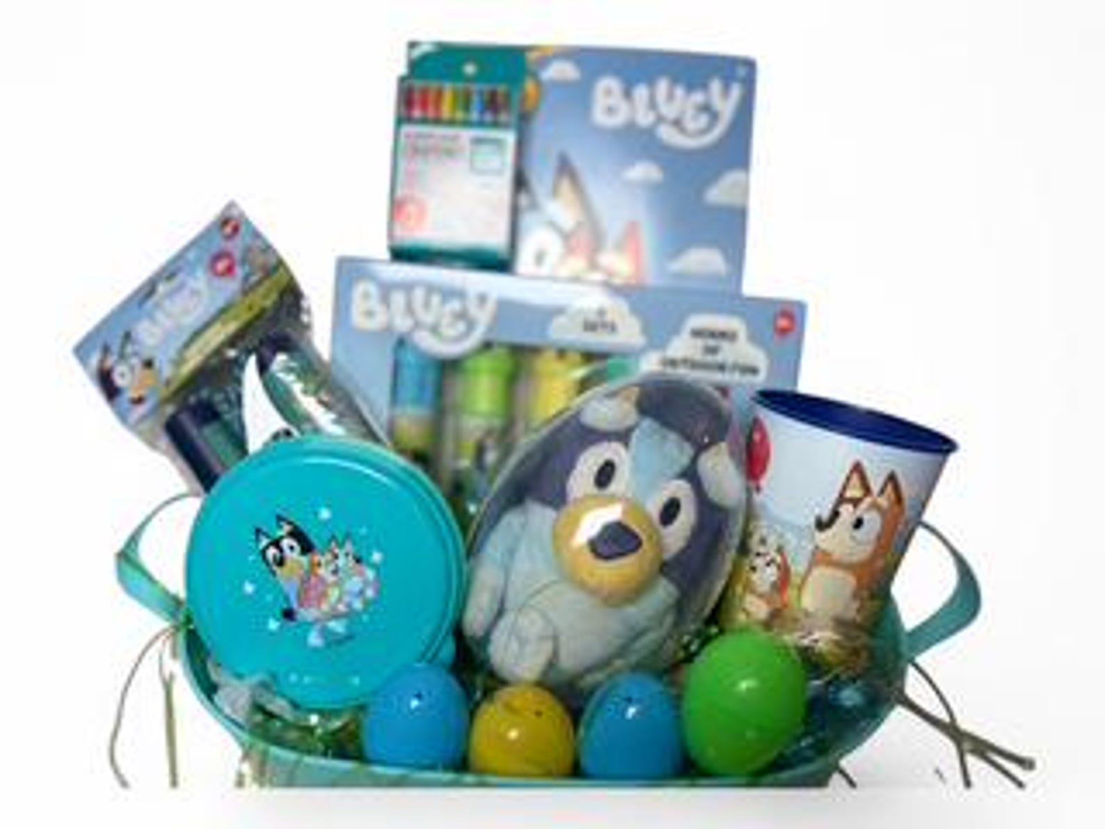 Bluey Easter Basket ( FREE FAST SHIPPING) Come Wrapped With Bow - Etsy UK