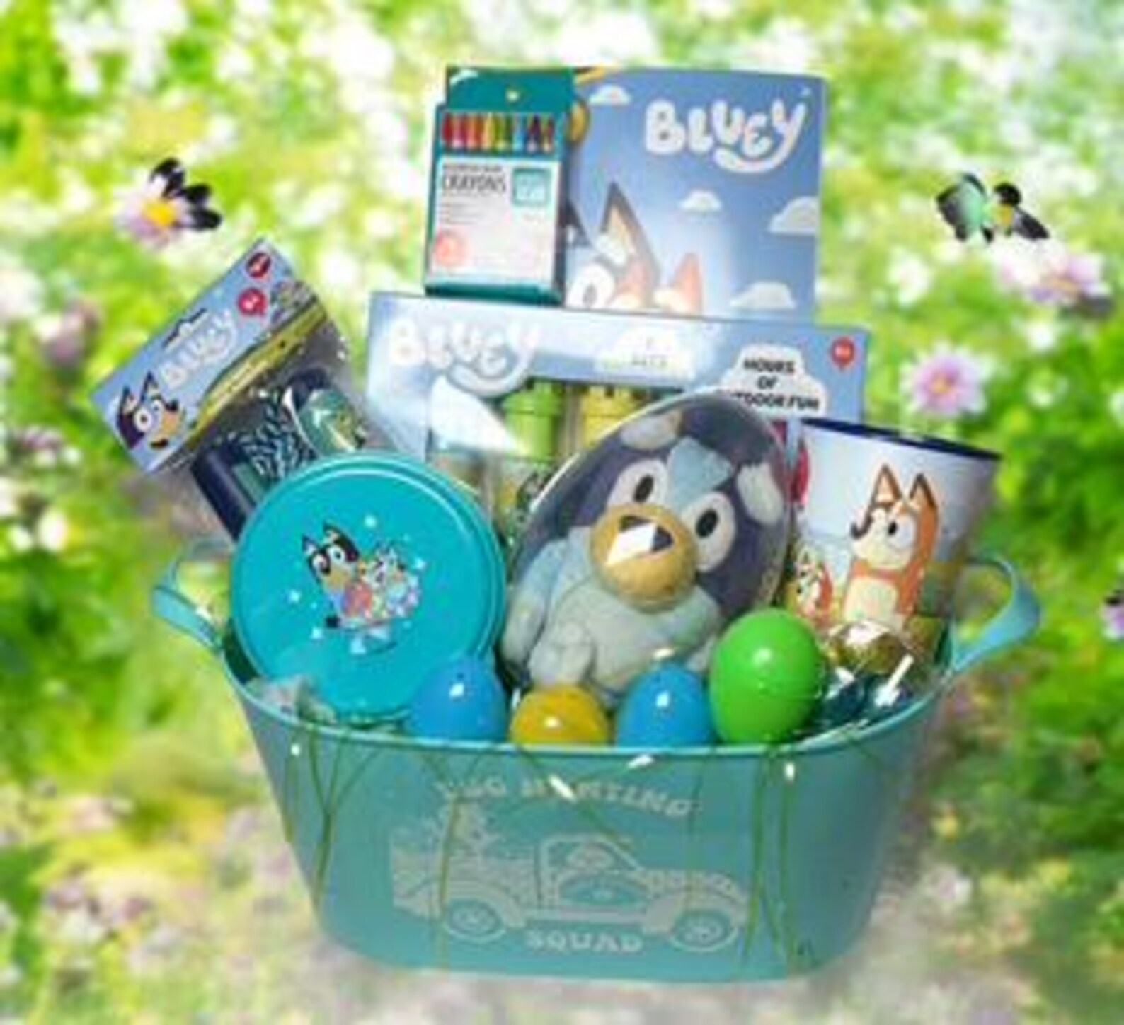 Bluey Easter Basket ( FREE FAST SHIPPING) Come Wrapped With Bow - Etsy UK