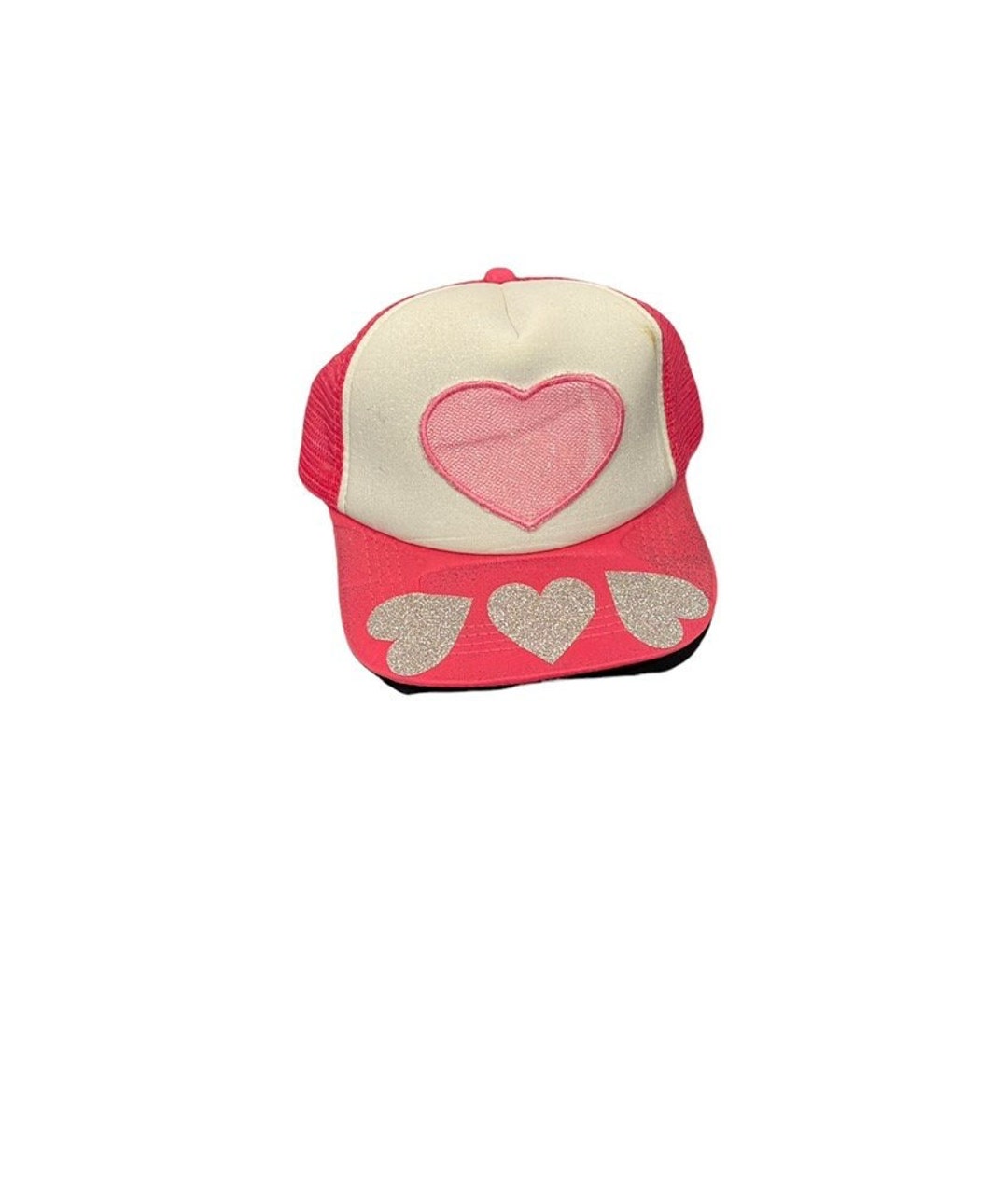 Pink Heart Hat - Etsy