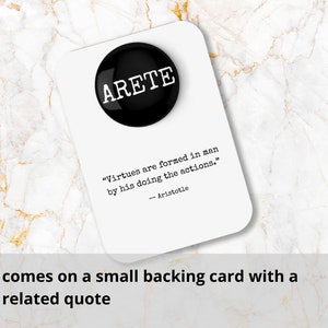 4 X Stoicism Badges Set Little 25mm Pin Badges With Stoic Reminders ...