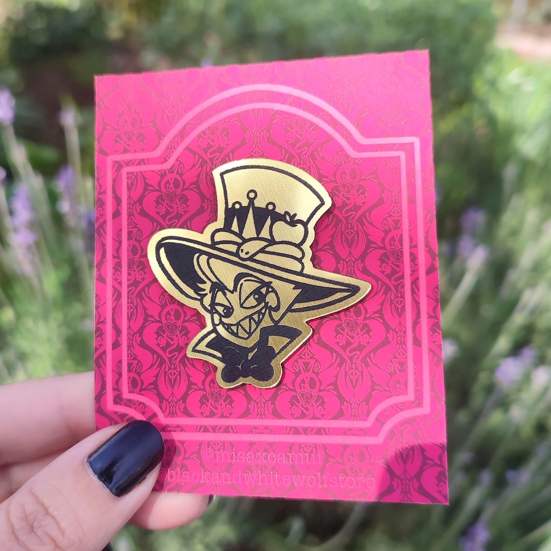 Lucifer HH Fanart Pin - Etsy