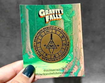 Bill Cipher Gravity Falls Inspired Two-sided Coin - Etsy