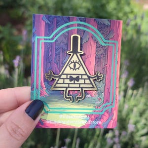 Bill Cipher 2 - Inspired by Gravity Falls Pin - Etsy