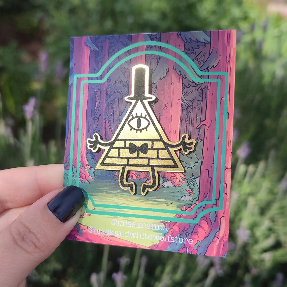 Bill Cipher 2 - Inspired by Gravity Falls Pin - Etsy