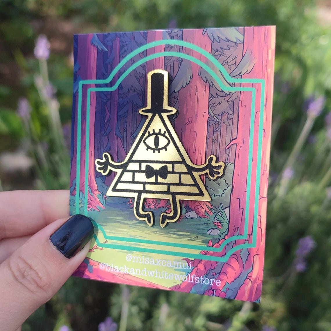 Bill Cipher 2 - Inspired by Gravity Falls Pin - Etsy