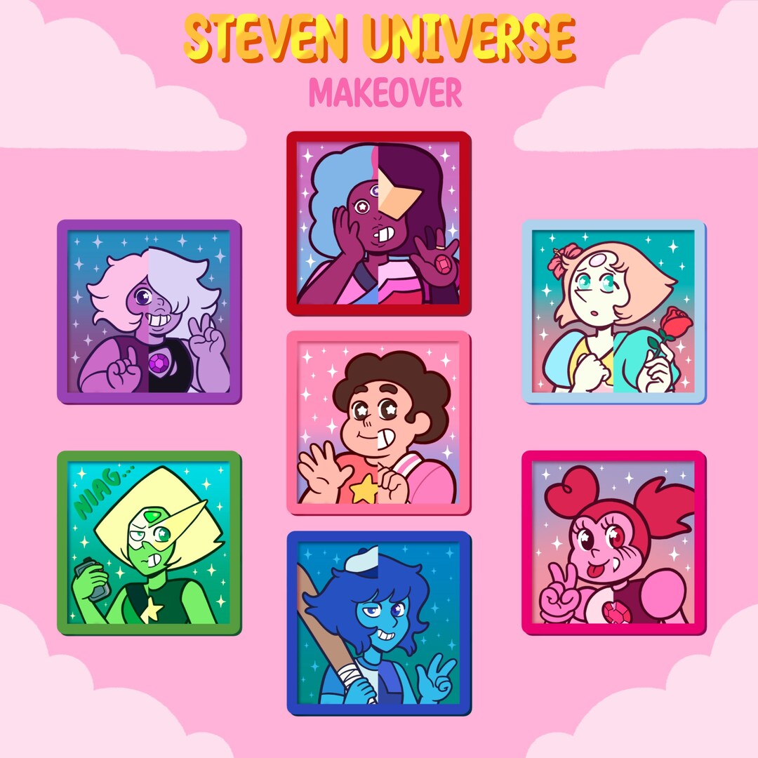 Steven Universe Pin Lenticular Fanart Etsy