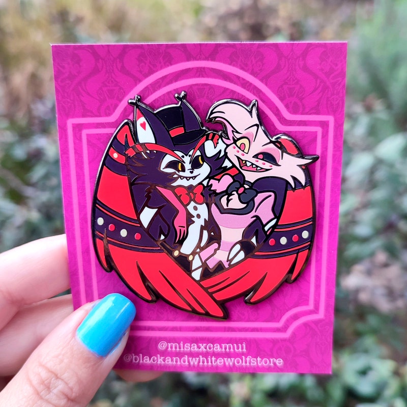 Husk and Angel Pin - Etsy