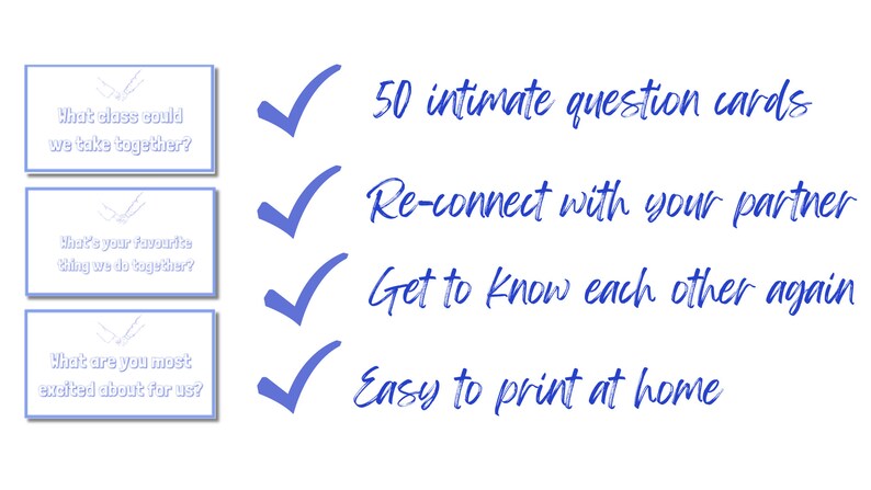 50 Couples Relationship Question Cards | Printable Relationship Cards ...