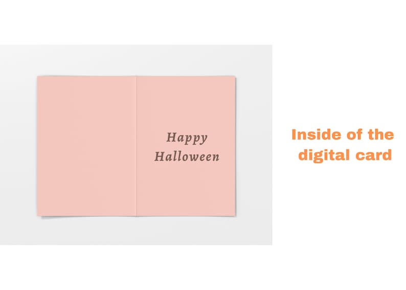 Printable Happy Halloween Card / Instant Download PDF - Etsy