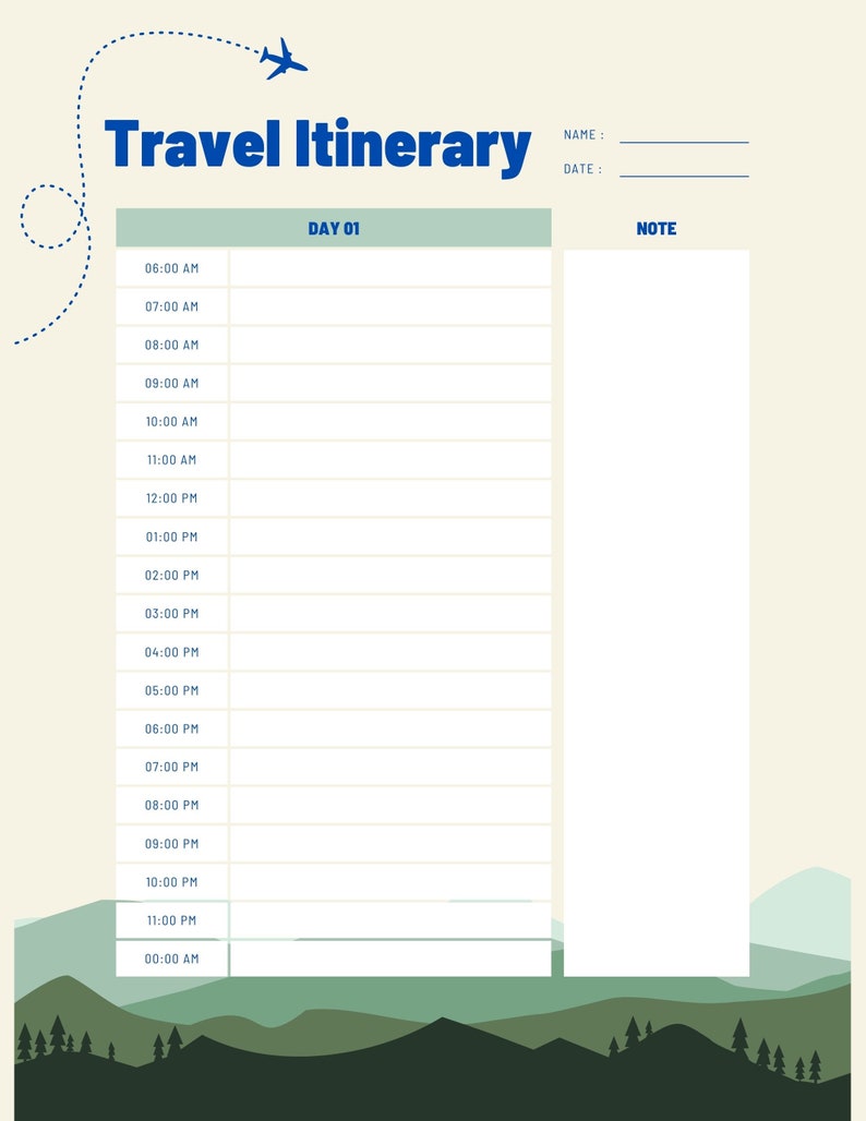 Vacation Budget Planner Printable, Travel Spending Worksheet Template ...