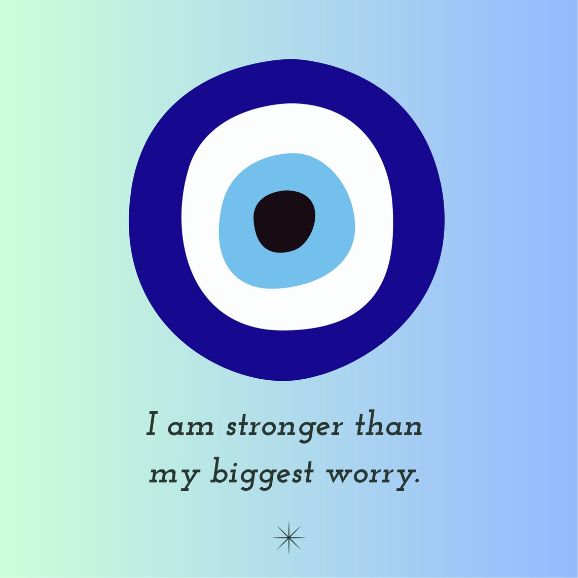 41 Evil Eye Affirmation Cards (printable and Digital) - Etsy
