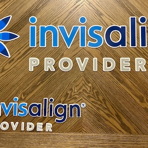 Invisalign Provider Logo Sign, 3D Laser Cut Logo Sign, Personalized ...