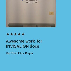 Invisalign Provider Logo Sign, 3D Laser Cut Logo Sign, Personalized ...