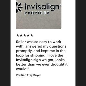 Invisalign Provider Logo Sign, 3D Laser Cut Logo Sign, Personalized ...
