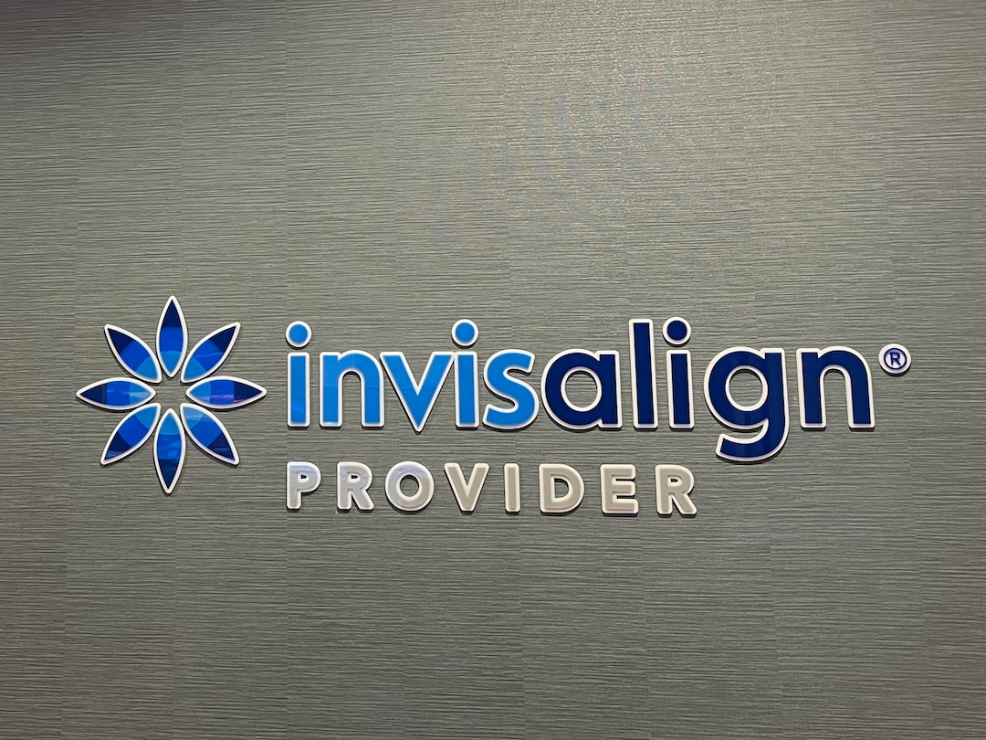 Invisalign Provider Logo Sign, 3D Laser Cut Logo Sign, Personalized ...