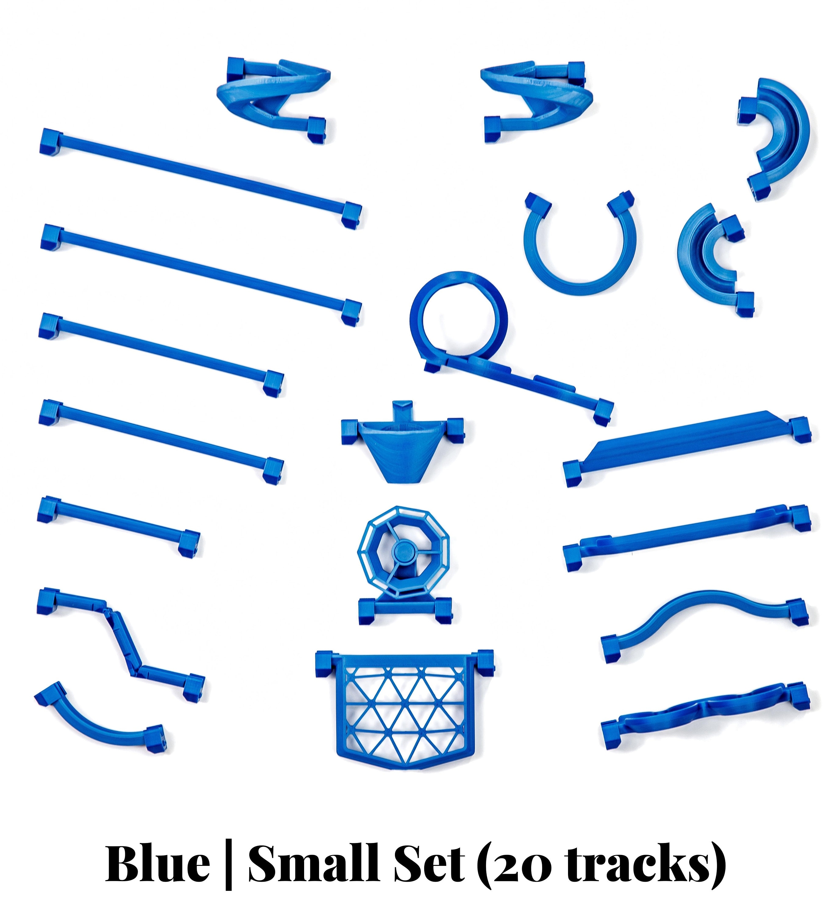 Magnetic Marble Run Set STEM Toy - Great for Kids and Adults! - Blue - Etsy