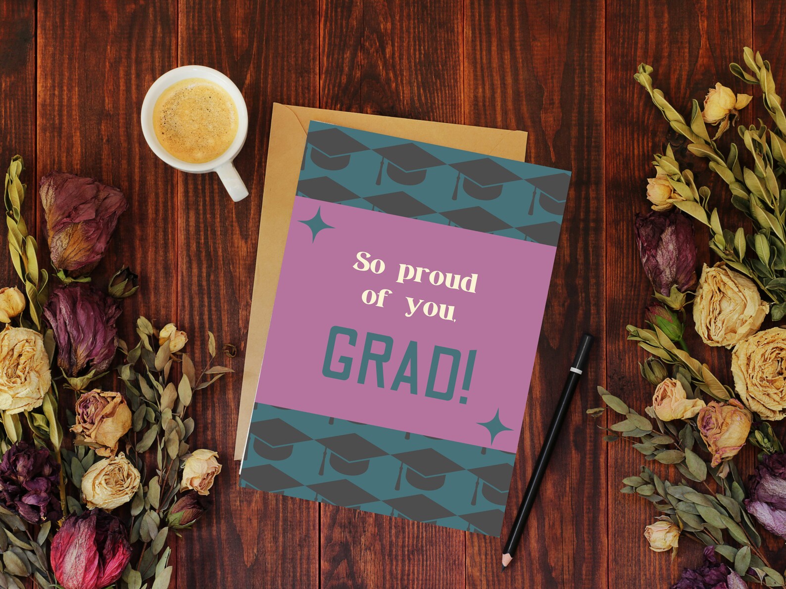 Printable Graduation Card | so Proud of You, Grad | Use for Any ...