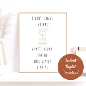 Manifestation Wall Art Bundle | Minimalist Wall Decor | Set of 8 ...