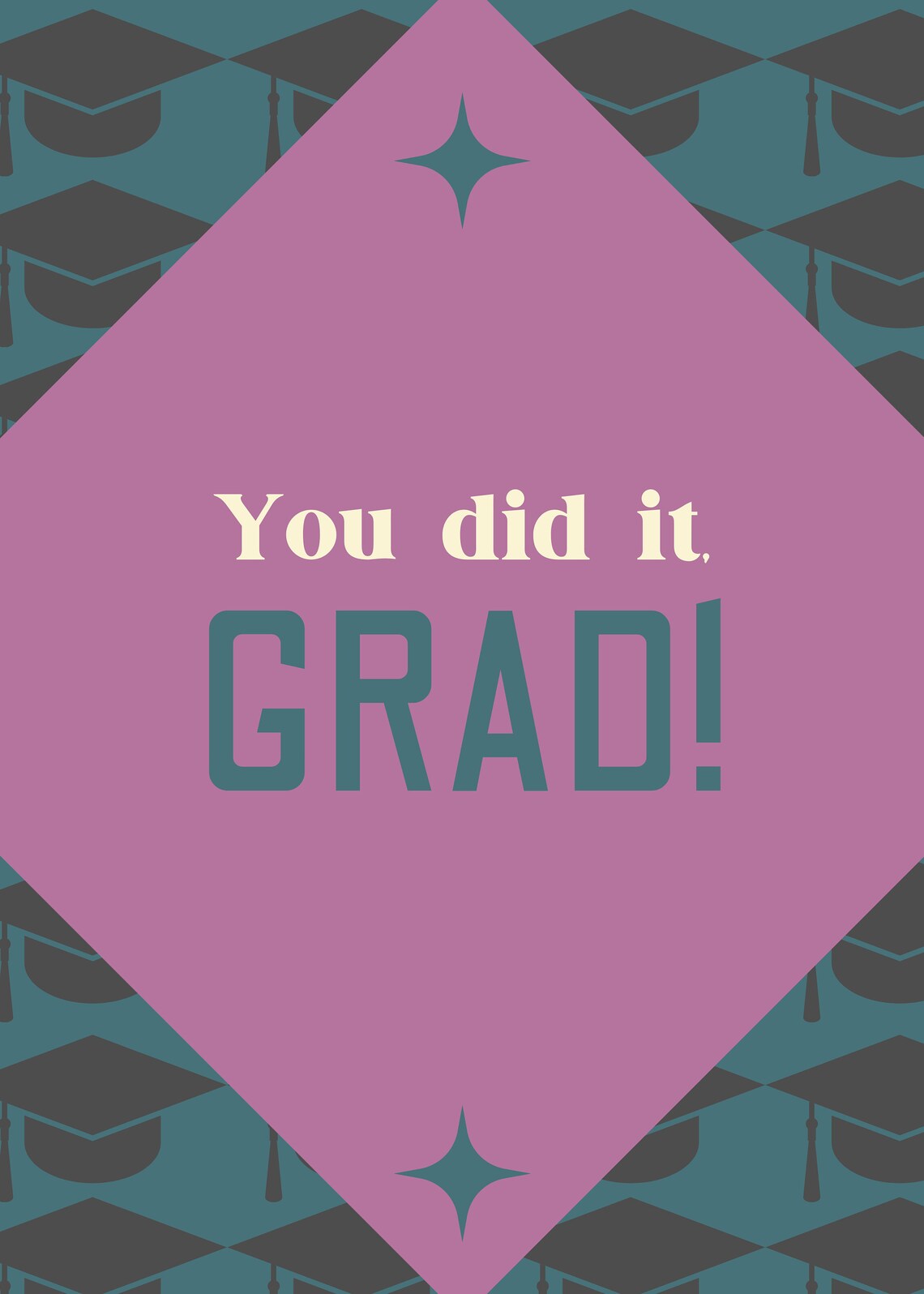 Printable Graduation Card Bundle Congrats Grad Use for Any Graduation 2 ...