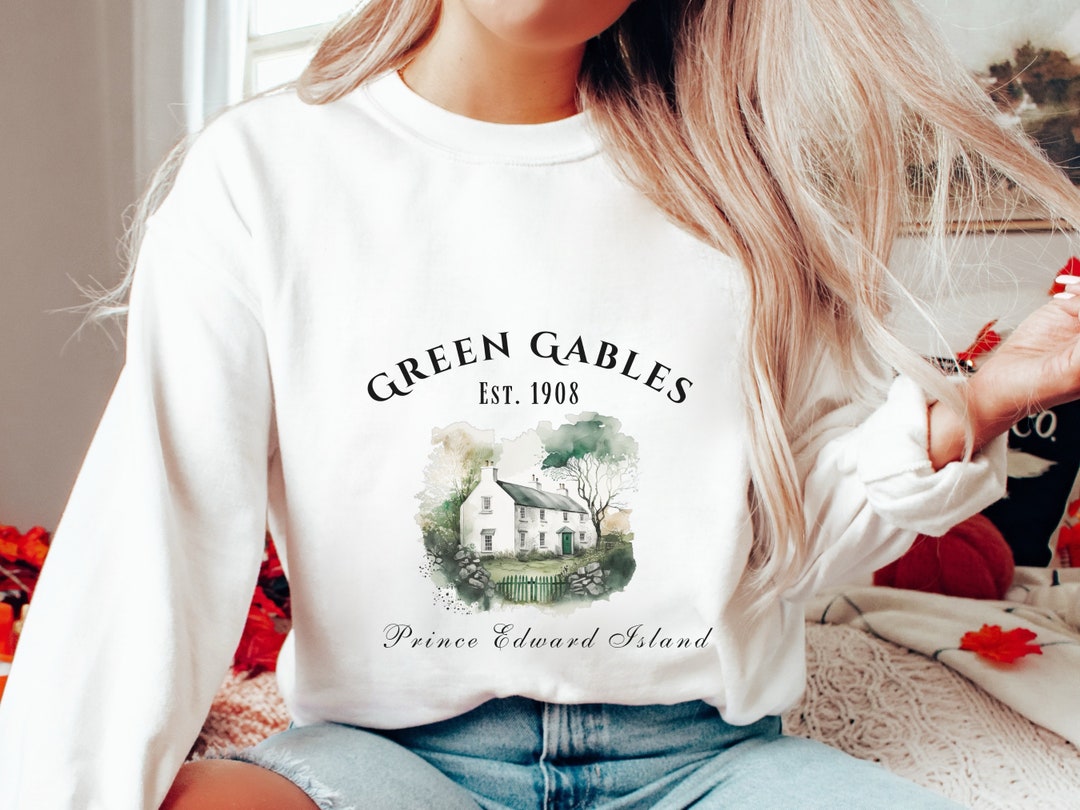 Anne of Green Gables Sweatshirt, Book Lover Gift, Green Gables Shirt ...