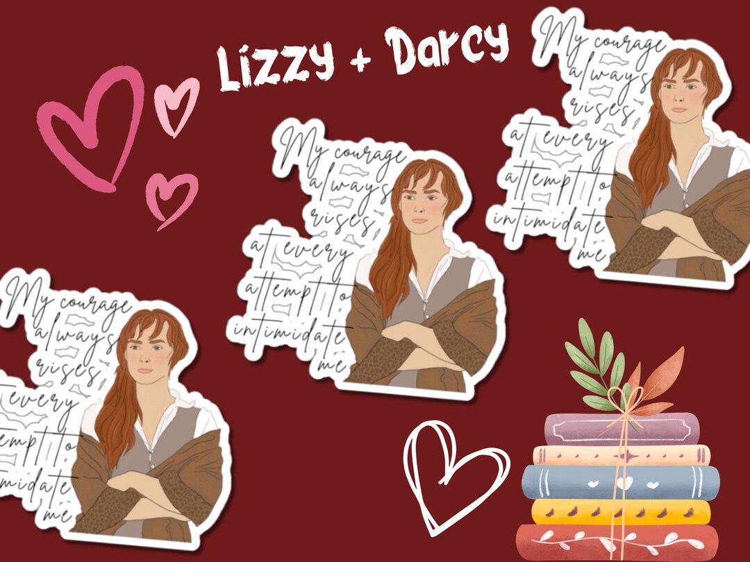 Pride and Prejudice Quote Sticker, Bookish Stickers and Gifts, Pride ...