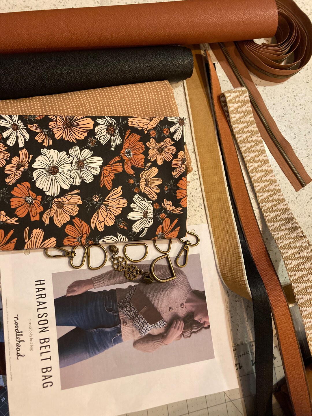 Custom Design Your Haralson Belt Bag Floral Belt Bag, Bumbag, Haralson ...