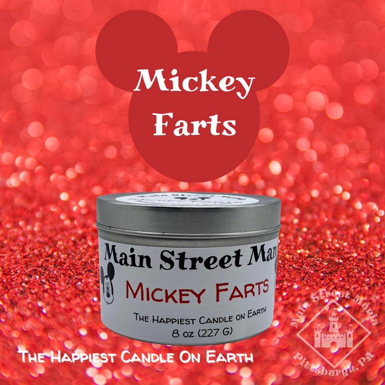 Mickey Farts Happiest Candle on Earth - Etsy