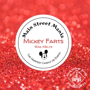 Mickey Farts Happiest Candle on Earth Wax Melt - Etsy