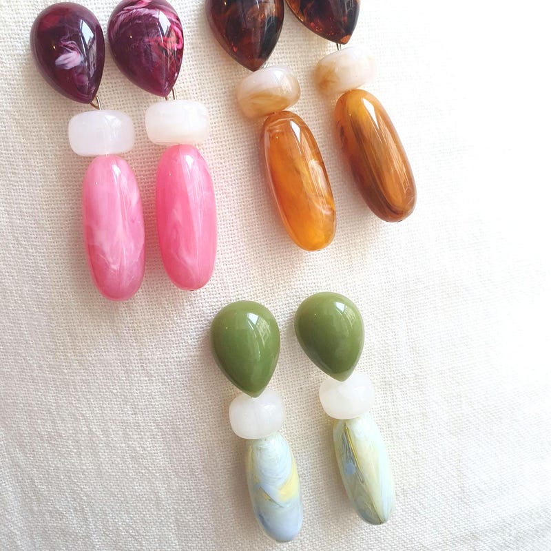 Day Sezane Earrings - Etsy UK