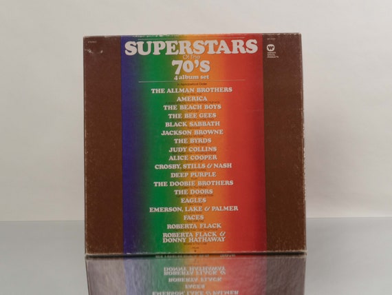 Superstars of the 70's Compilation Vinyl Box Set | Etsy