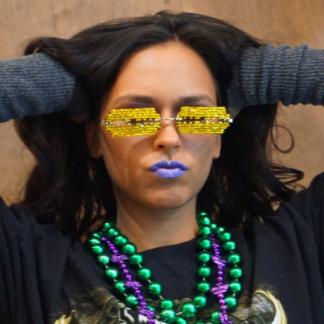 Rave Fashion Glasses Funky Shades Lensless Eyeglasses Raybling Frames Etsy