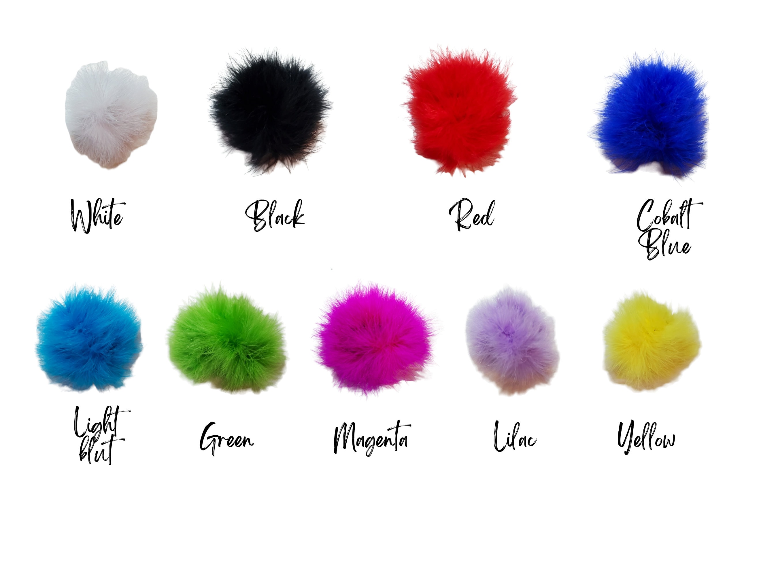 Fur Feather Cuff Bracelet Slap Wristband One Pair White Color - Etsy