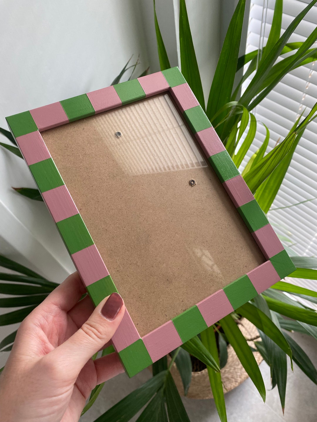 Chequerboard Photo Frame - 'boden' Frogs and Roses - 7x5" - Etsy UK