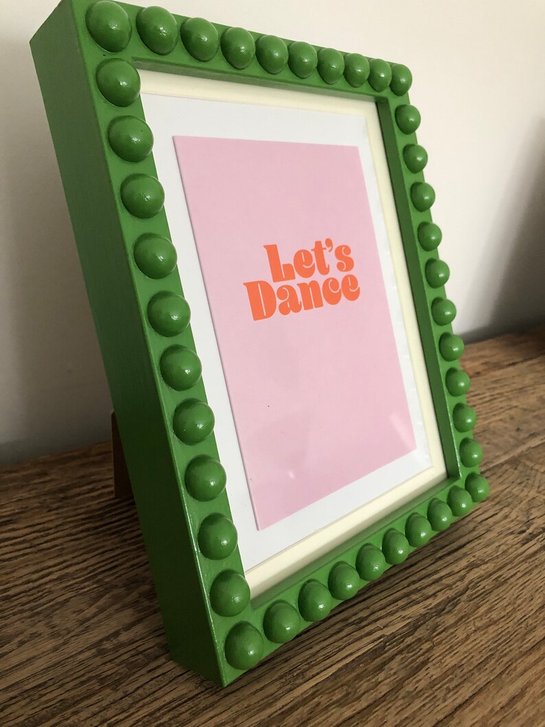 Green 'georgie' Bobbin Photo Frame - Etsy UK