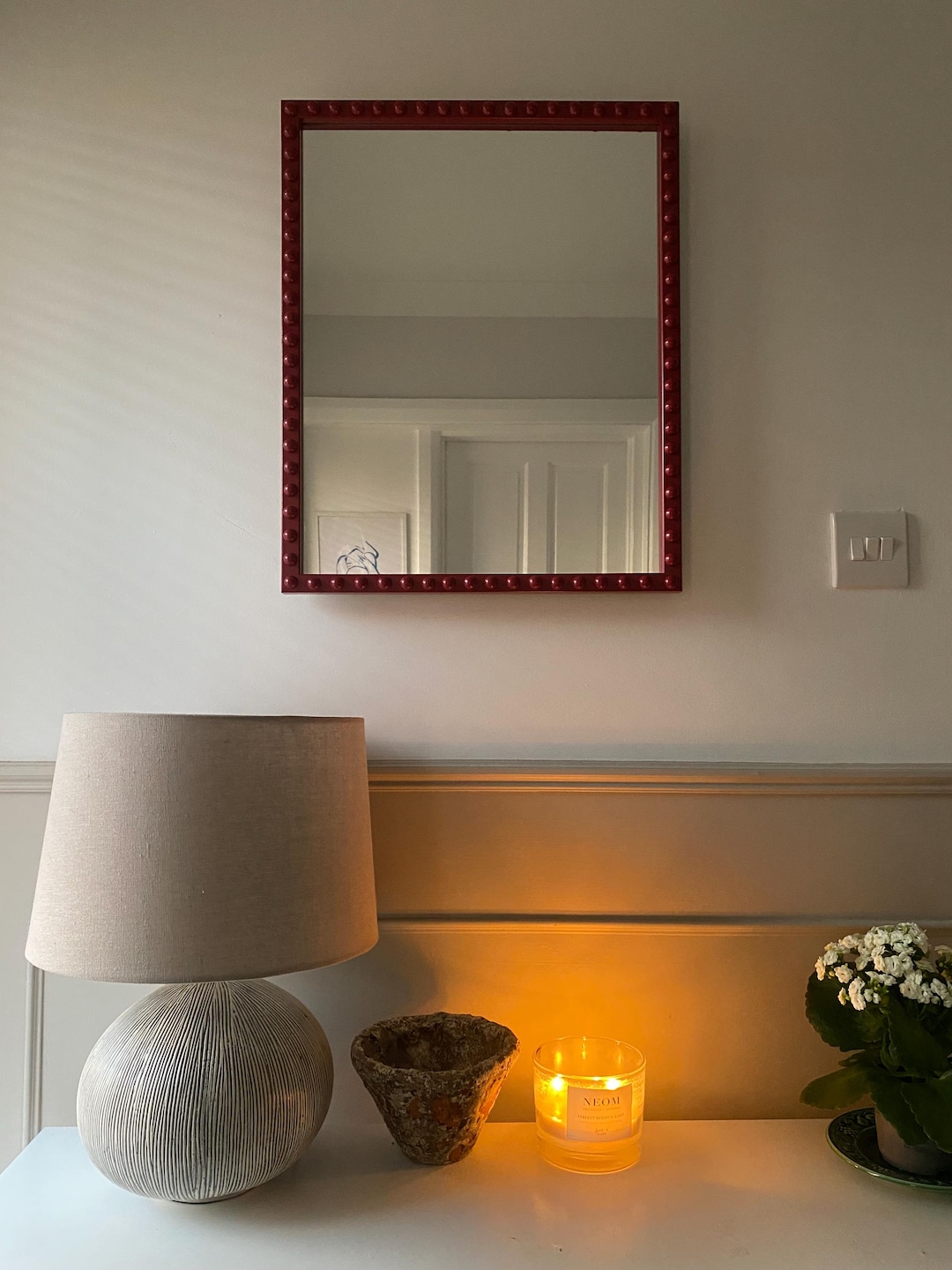 Rectangular Bobbin Mirror-assorted Colours - 54cm (h) X 44cm (w) - Etsy