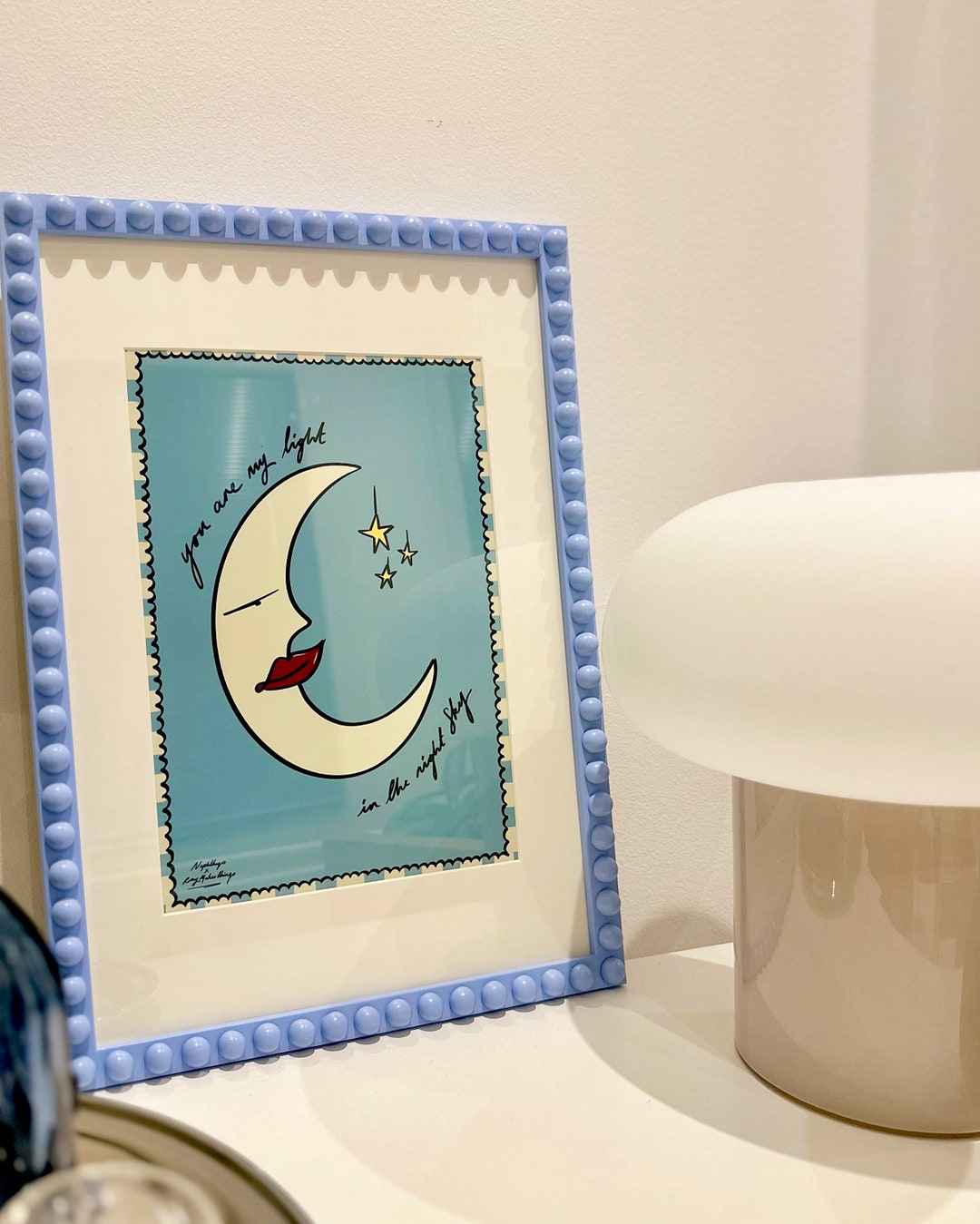 A3 Light Blue 'jessica' Bobbin Photo Frame - Etsy UK