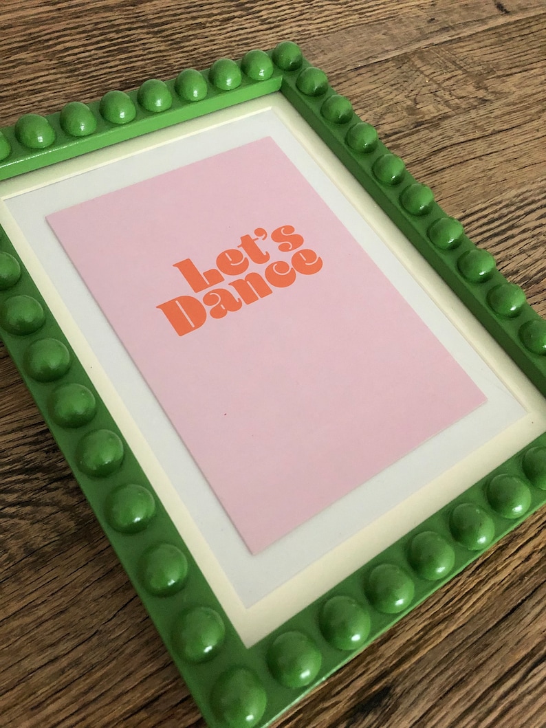 Green 'georgie' Bobbin Photo Frame - Etsy UK