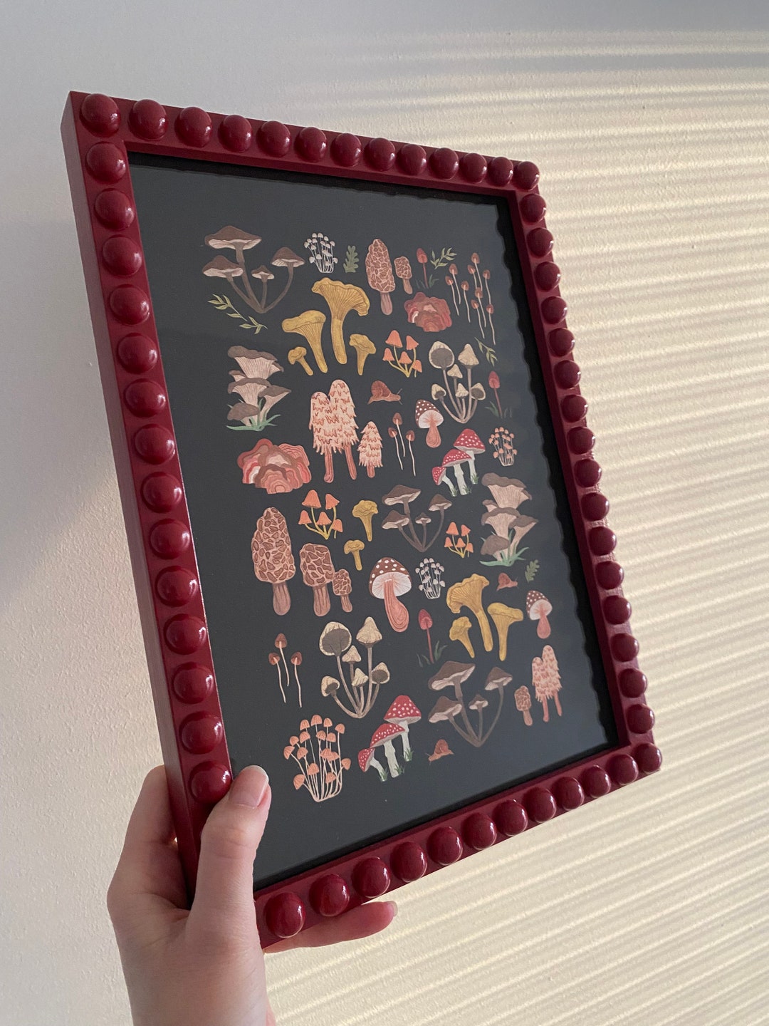 Raspberry 'faye' Bobbin Photo Frame - Etsy