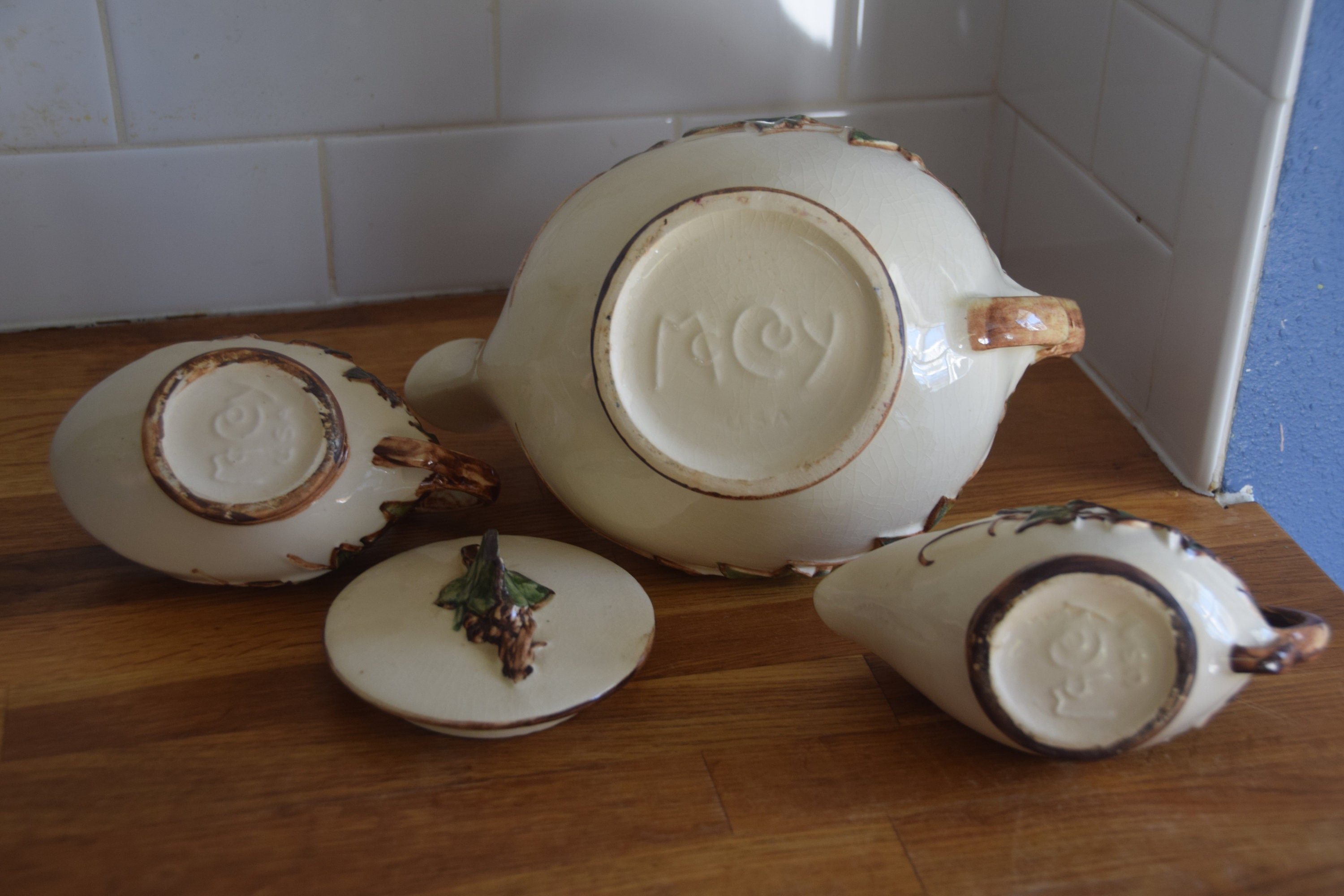 Mccoy Ivy Tea Set - Etsy