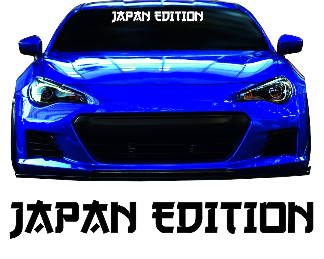 Car Sticker Japan Edition Tuning Car Sticker Car Sticker Jdm Front ...